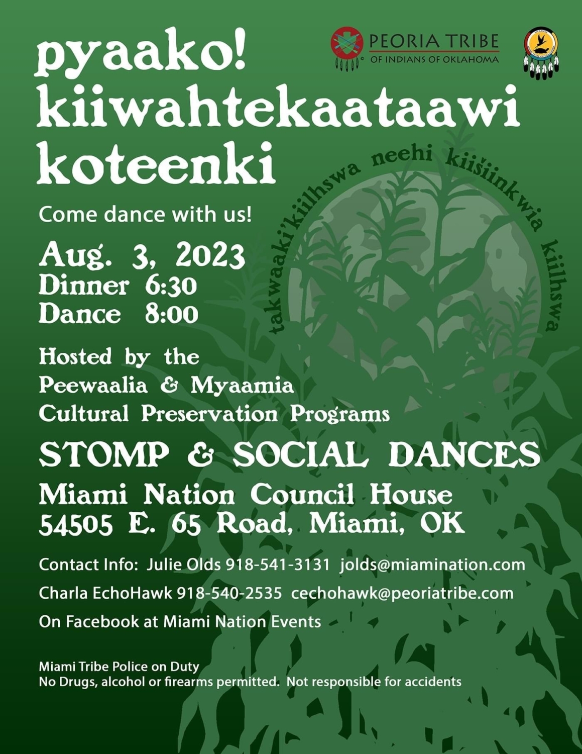 Stomp & Social Dance – Peoria Tribe Of Indians of Oklahoma